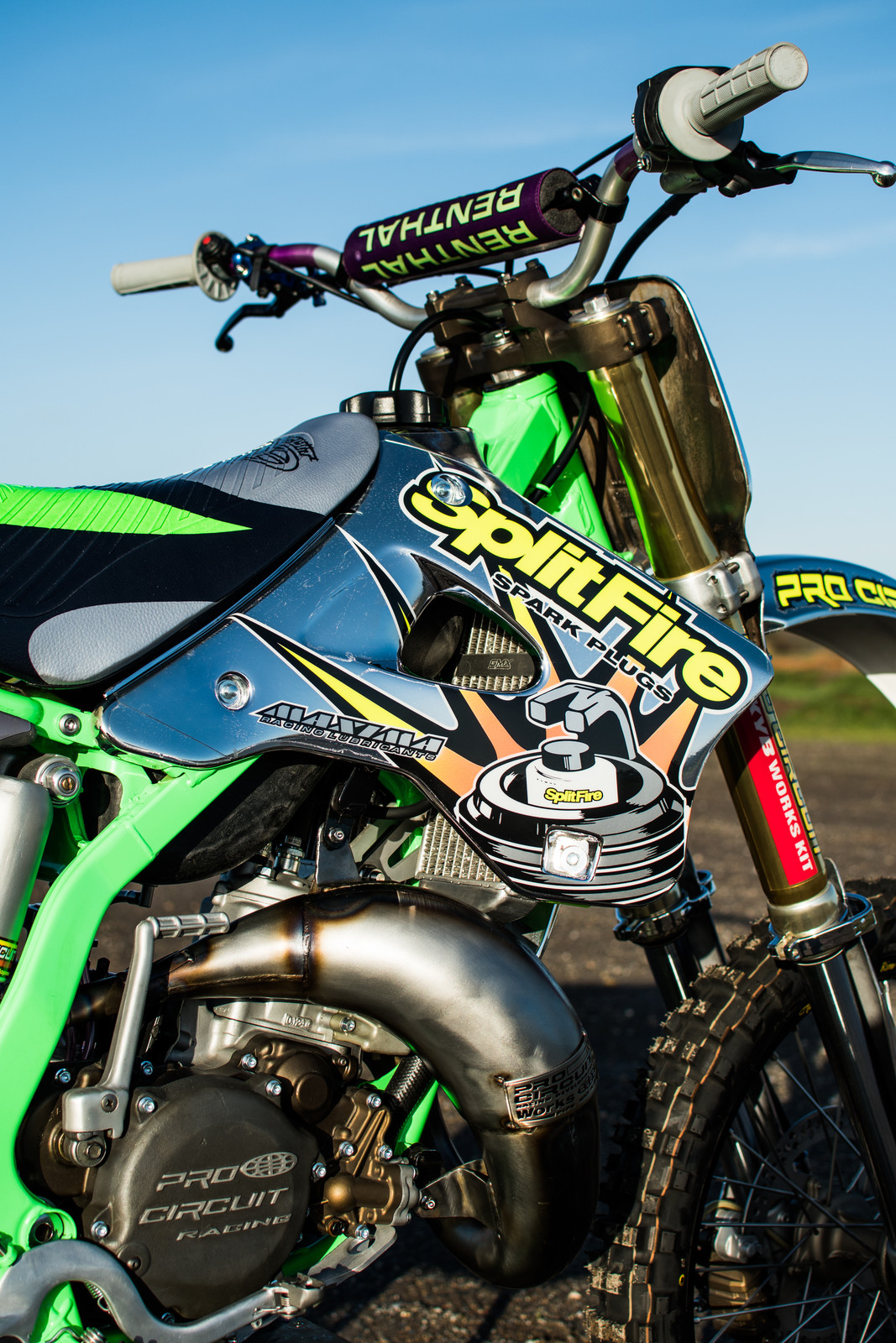 KX125 1996 Pro Circuit Chrome Splitfire Factory Replica - Paul_tony_baker's Bike Check - Vital MX